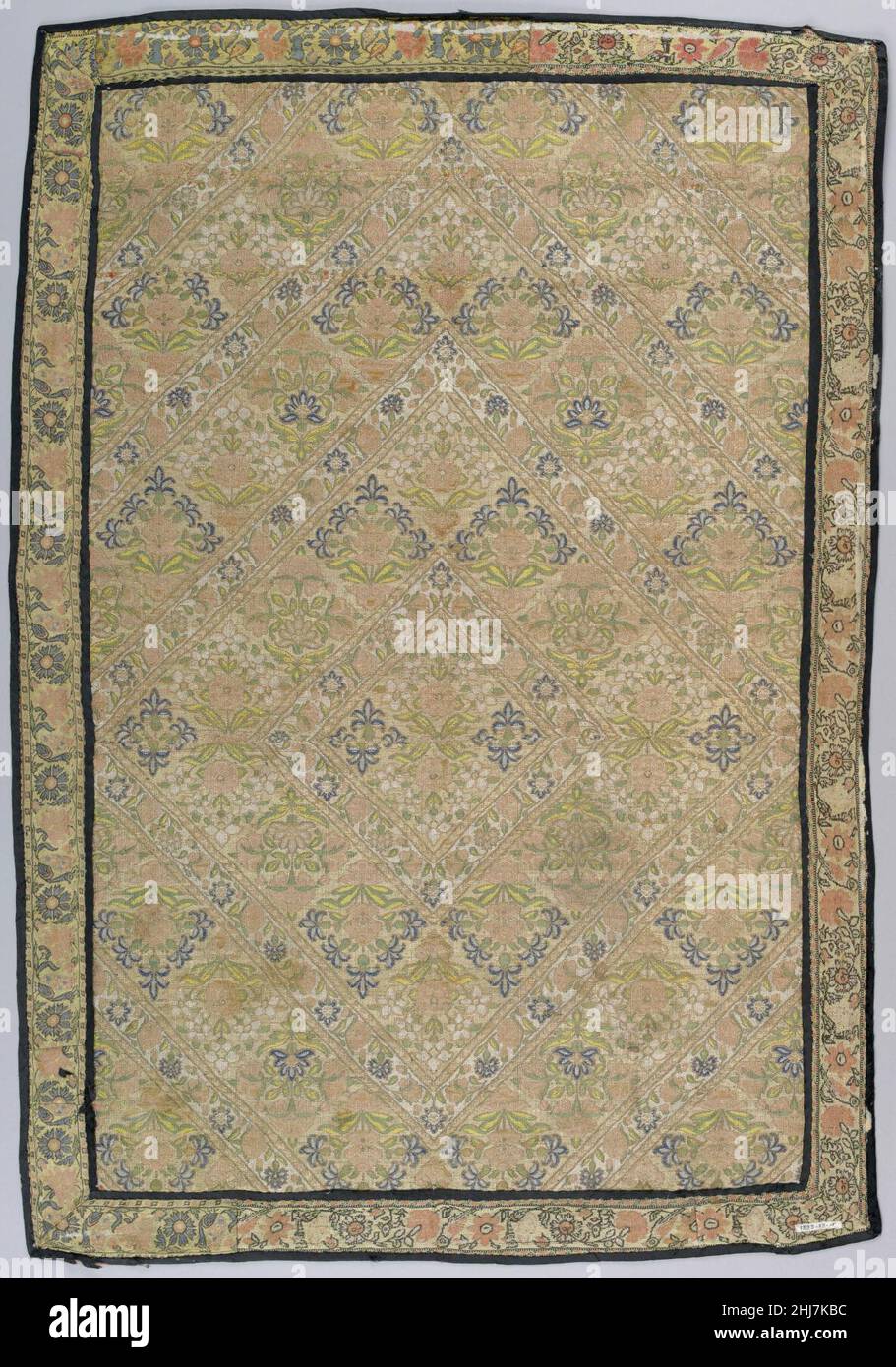 Table Mat (Iran), 17th century Stock Photo - Alamy