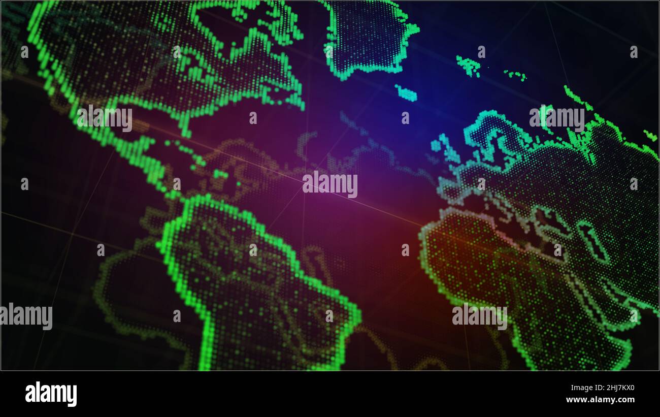 Modern world map australia hi-res stock photography and images - Alamy