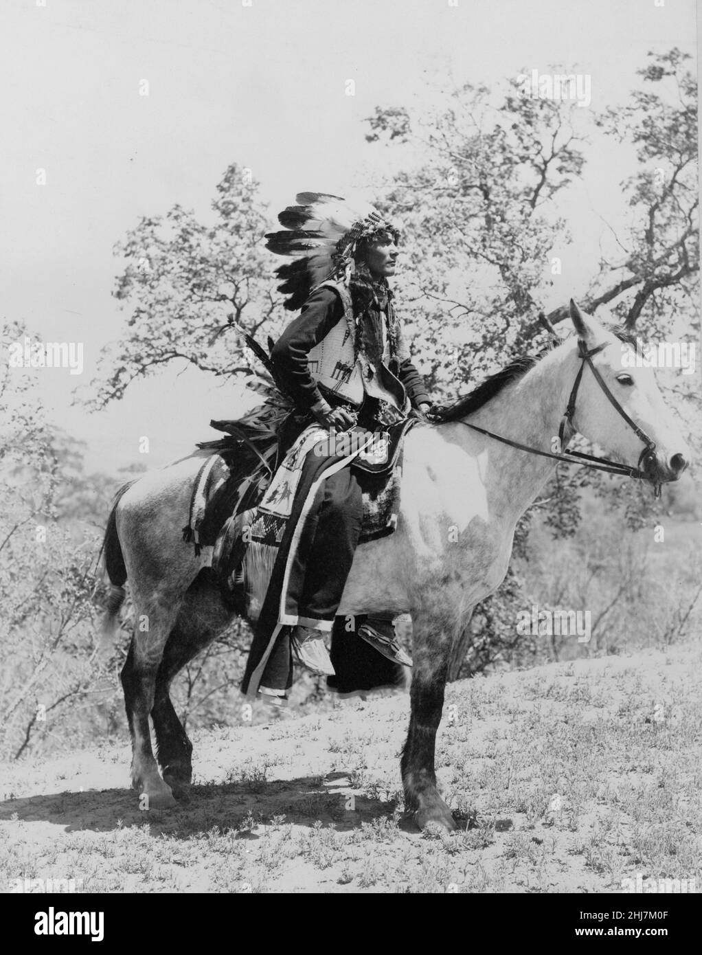 Indian On Horse Picture