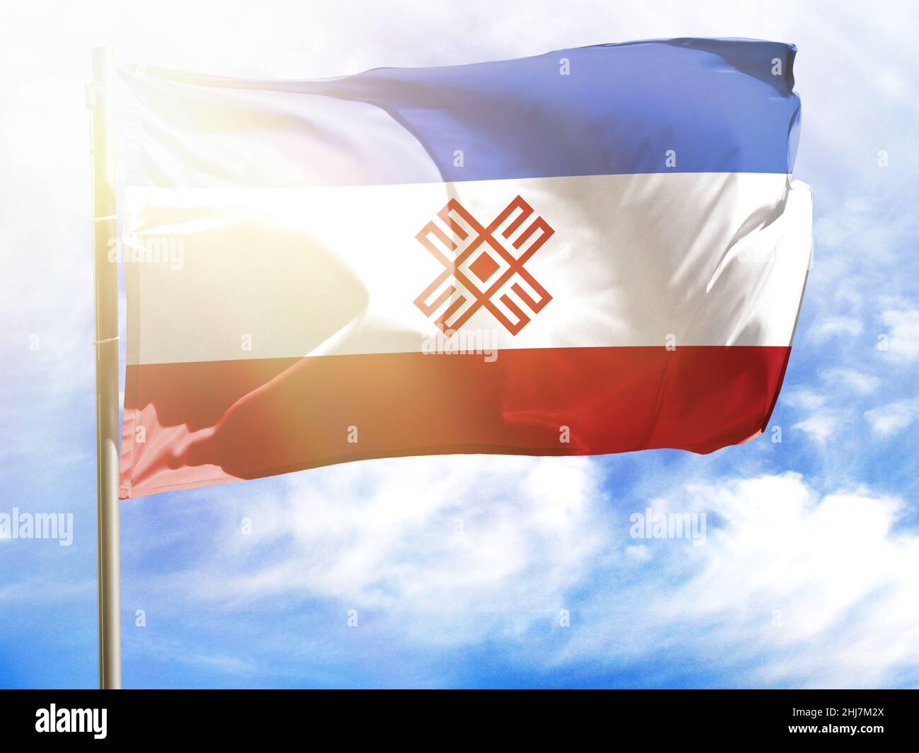 Mari el flag hi-res stock photography and images - Alamy