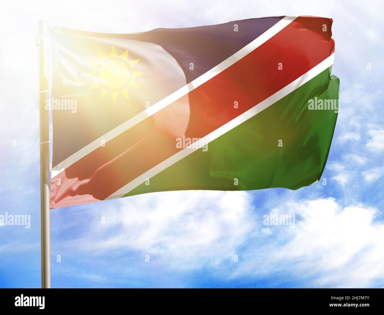 Flag map of namibia hi-res stock photography and images - Alamy