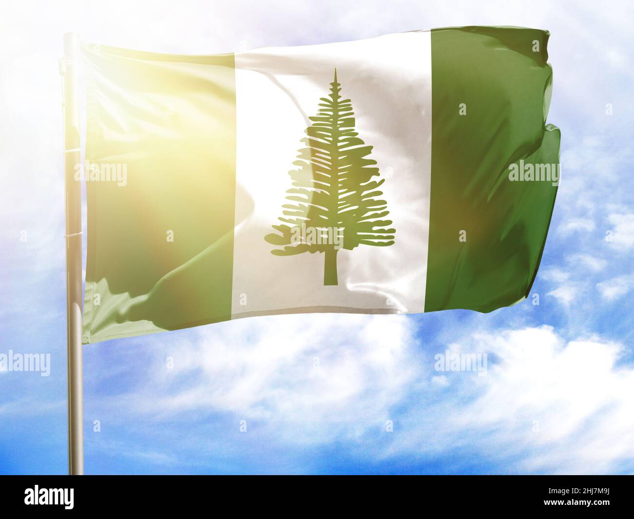 Norfolk island national flag hi-res stock photography and images - Alamy