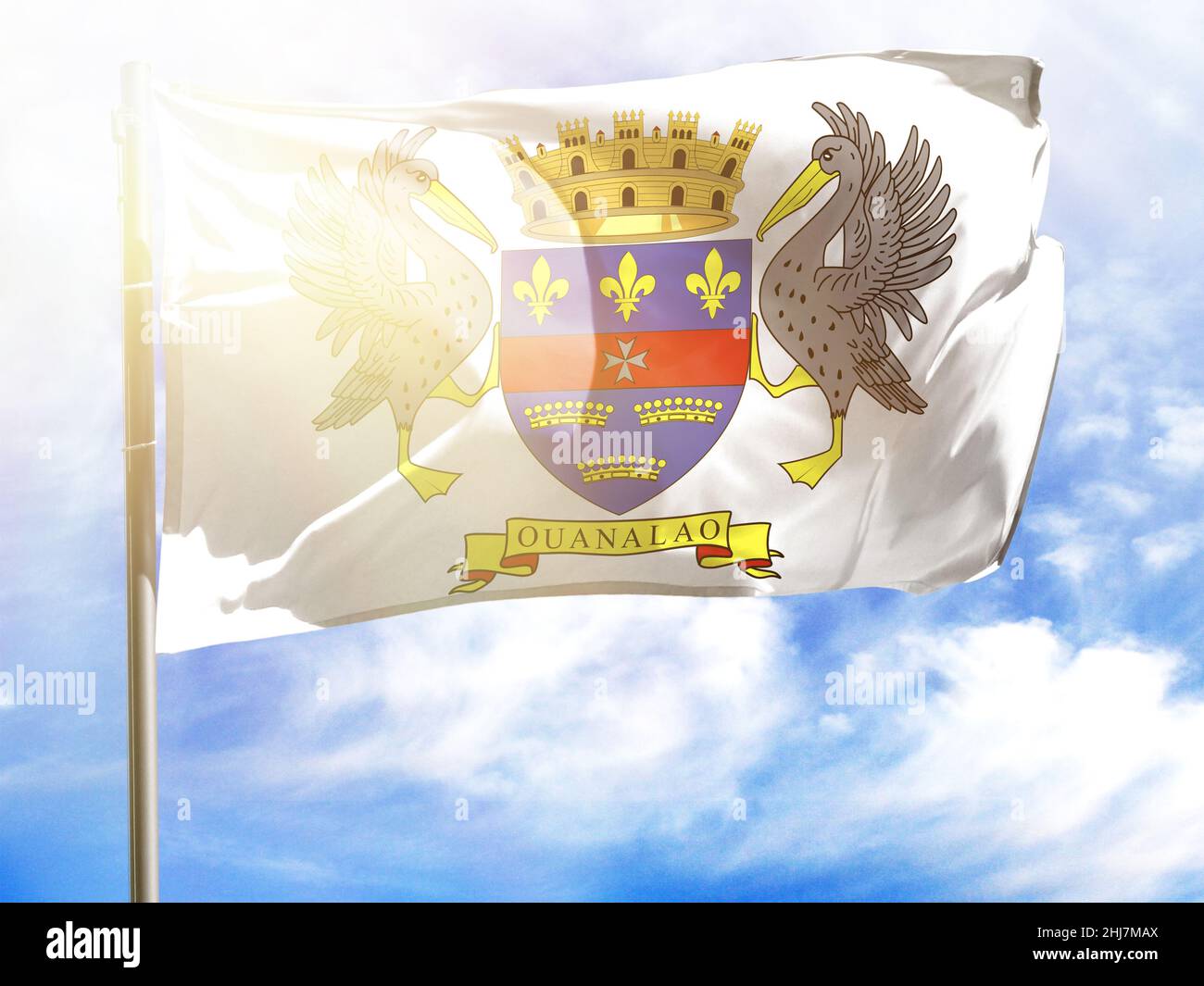 St barthelemy flag hi-res stock photography and images - Alamy