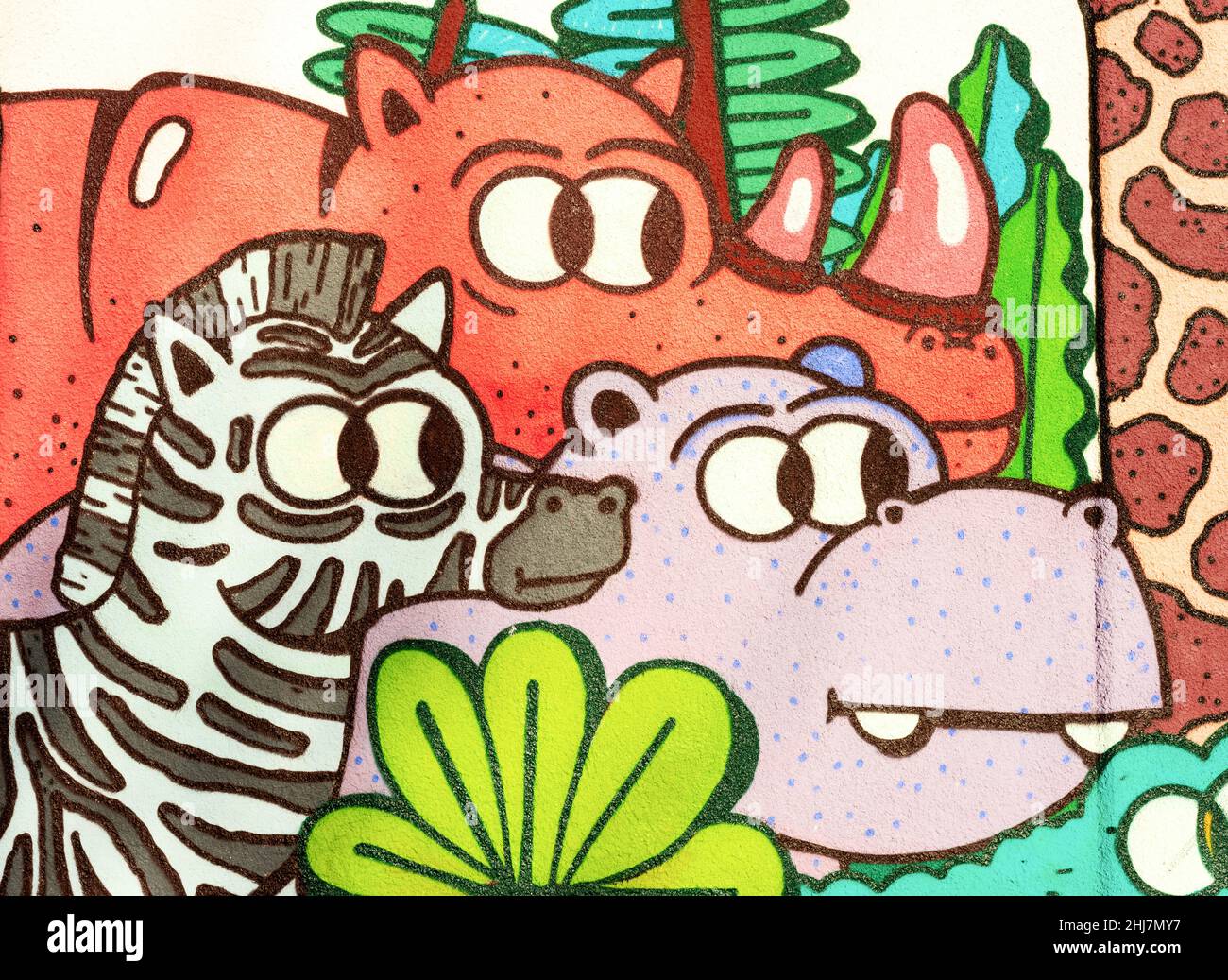 Cartoon zebra hi-res stock photography and images - Alamy