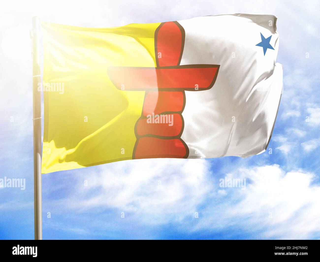 Nunavut coat of arms hi-res stock photography and images - Alamy