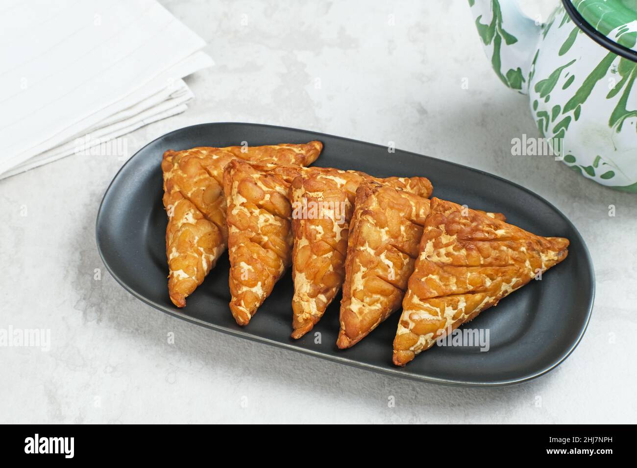 Tempeh, Tempe Goreng or Fried tempeh is Indonesia traditional food ...