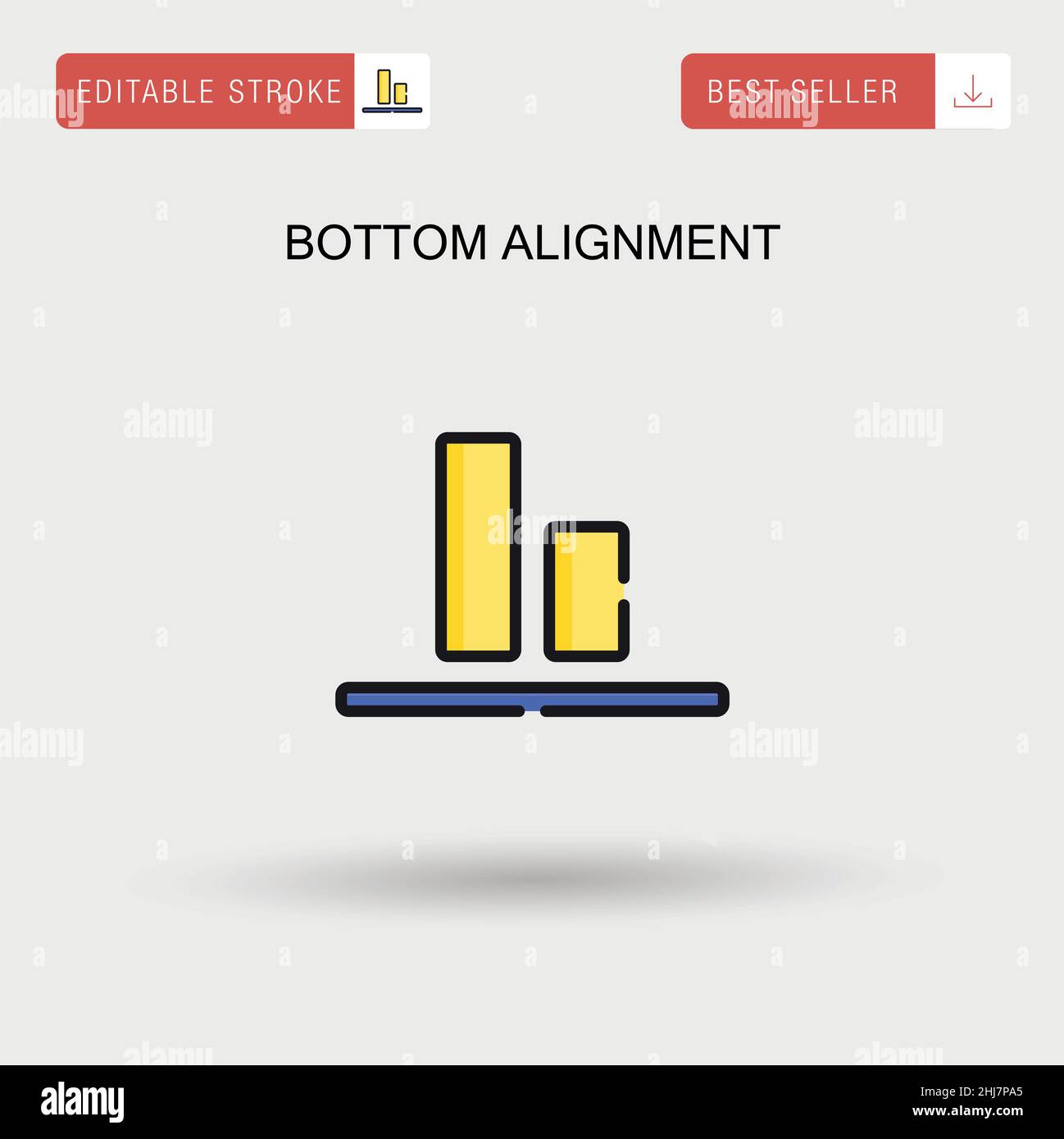 Bottom alignment Simple vector icon Stock Vector Image & Art - Alamy Bottom alignment Simple vector icon Stock Vector Image & Art - Alamy