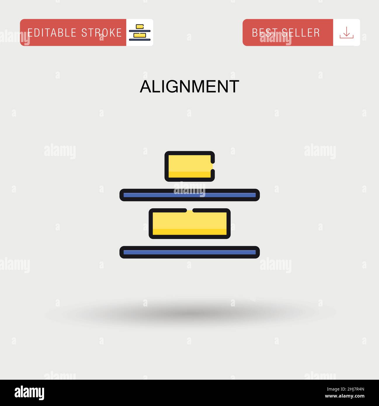 Alignment Simple vector icon Stock Vector Image & Art - Alamy