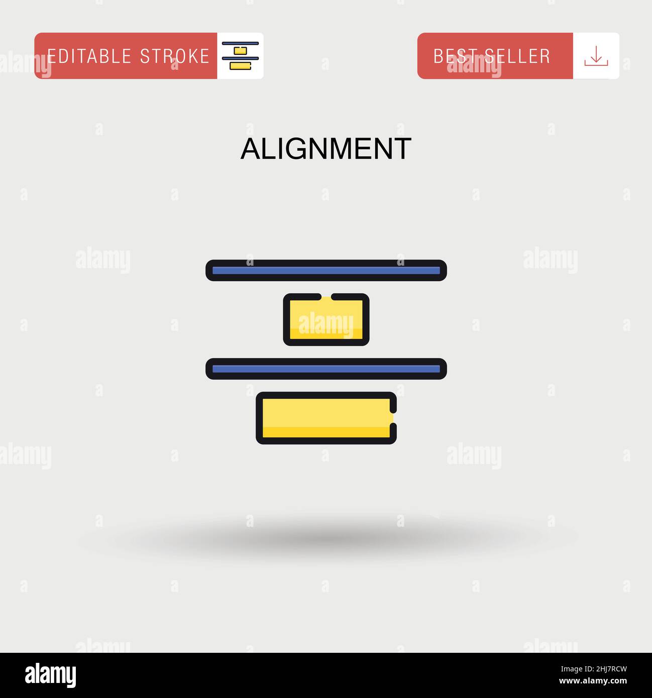Alignment Simple vector icon Stock Vector Image & Art - Alamy