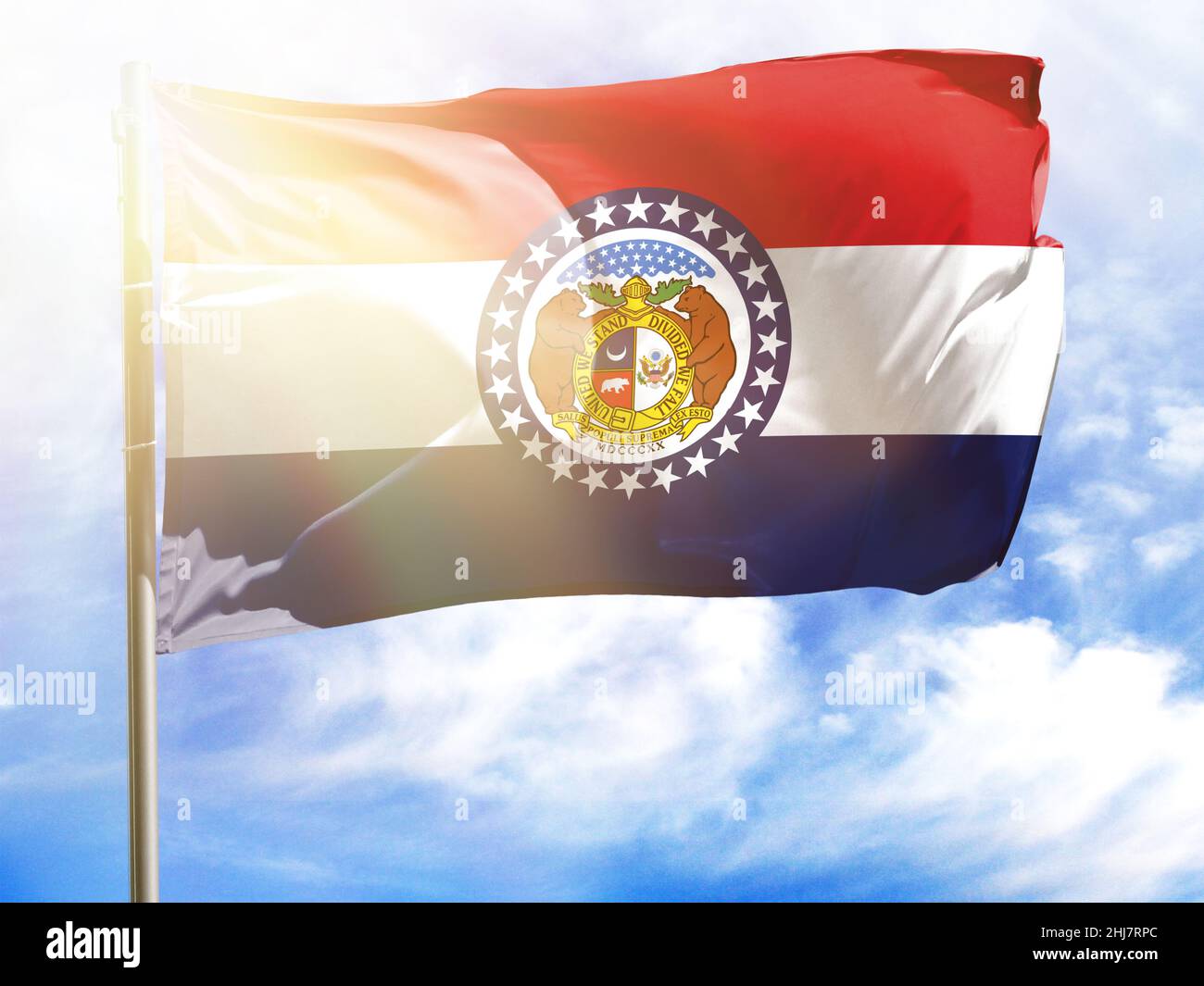 Missouri state line sign hi-res stock photography and images - Alamy