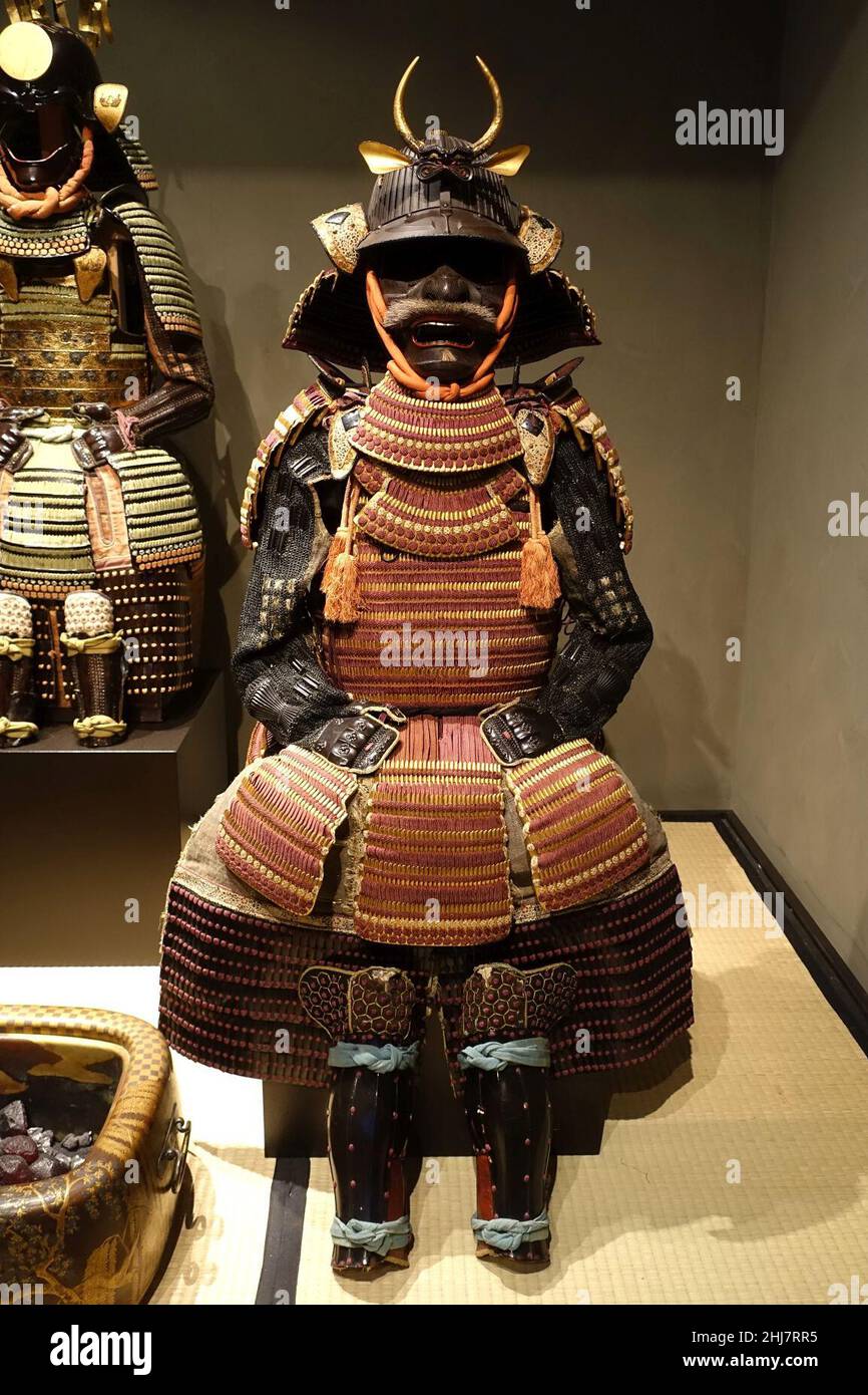 Tachido tosei gusoku armor, Kuchiki crest, signed Joshu Ju Saotome ...