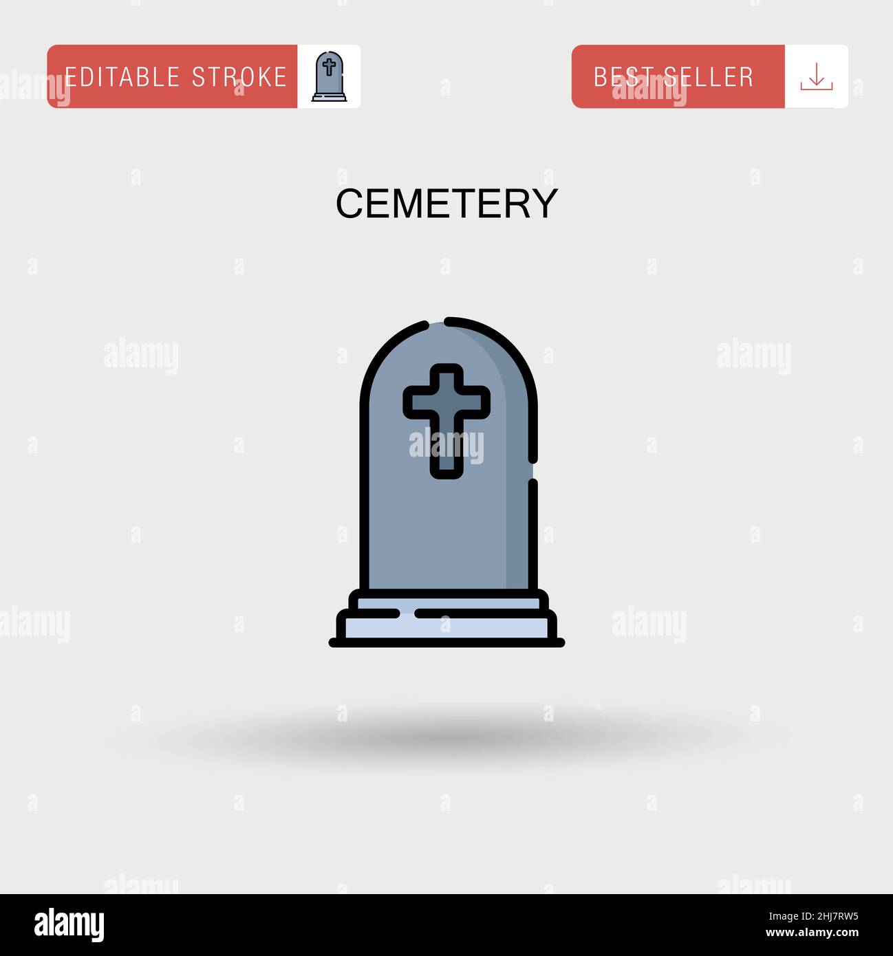Cemetery Stock Vector Images - Alamy