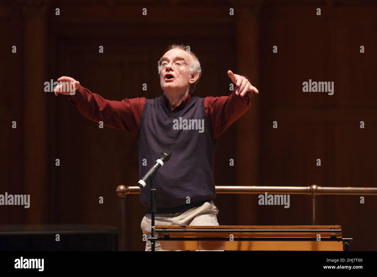 John Rutter conducting at 'Come and Sing Day' at the Cadogan Hall. John Milford Rutter CBE (born ...