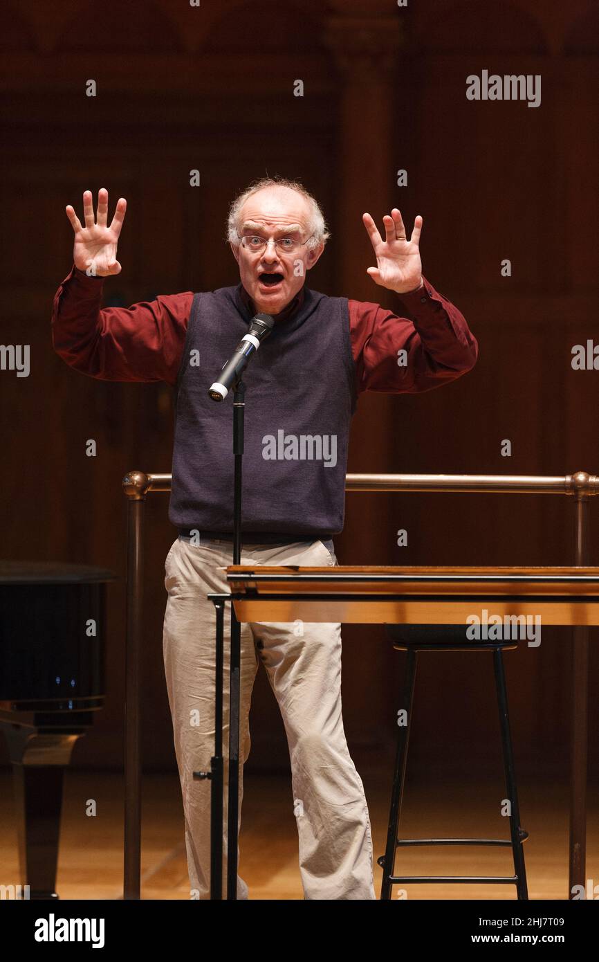 John Rutter conducting at 'Come and Sing Day' at the Cadogan Hall. John Milford Rutter CBE (born ...
