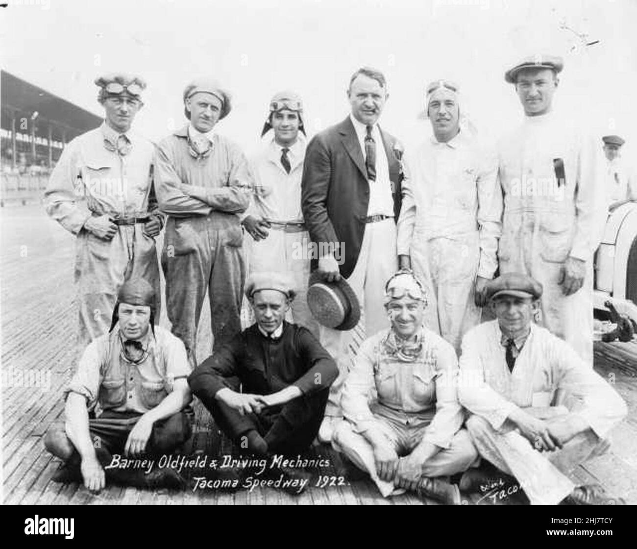 Tacoma Speedway Barney Oldfield 1922 Stock Photo - Alamy