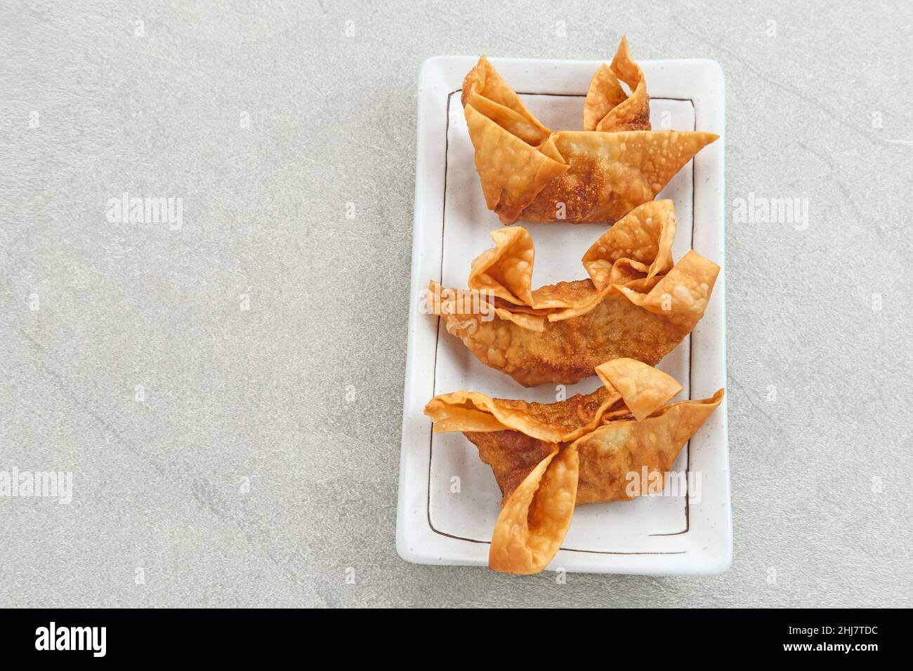 Pangsit, Pangsit Goreng, Delicious Pangsit Ayam Goreng (Chicken Fried ...