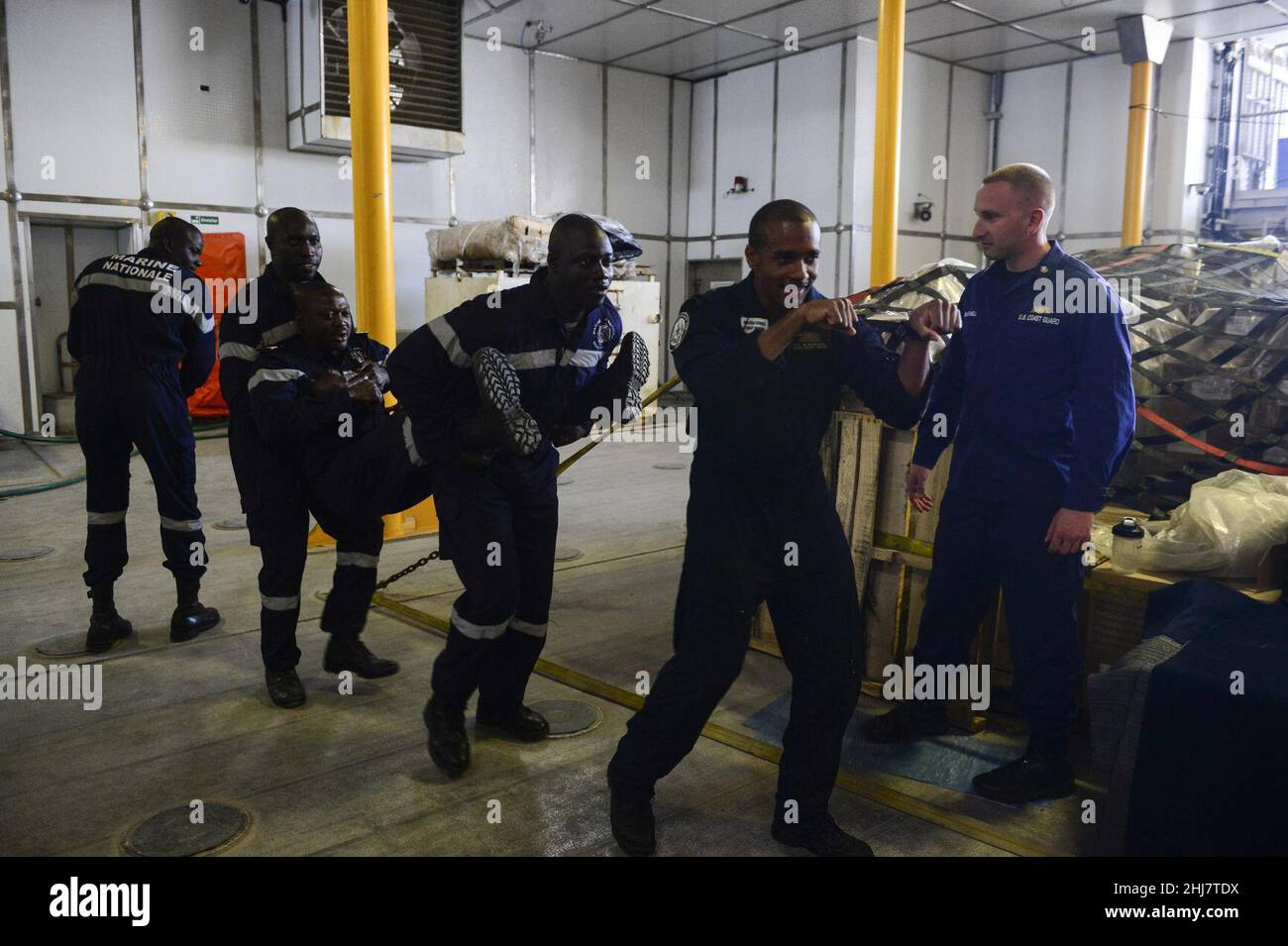 Tactical casualty evacuation training 150126 Stock Photo - Alamy