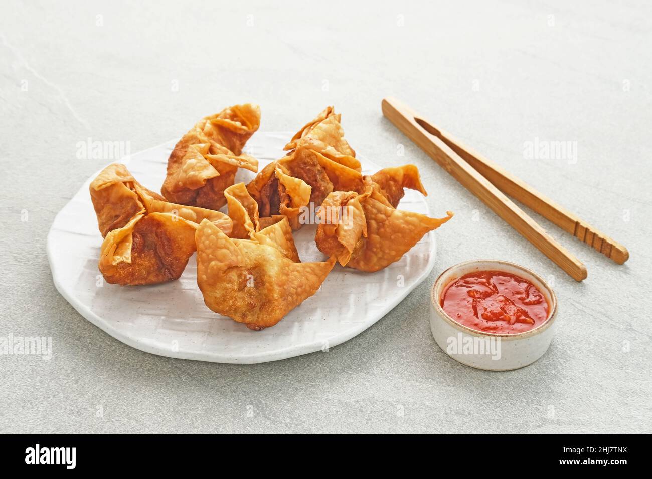 Pangsit, Pangsit Goreng, Delicious Pangsit Ayam Goreng (Chicken Fried ...