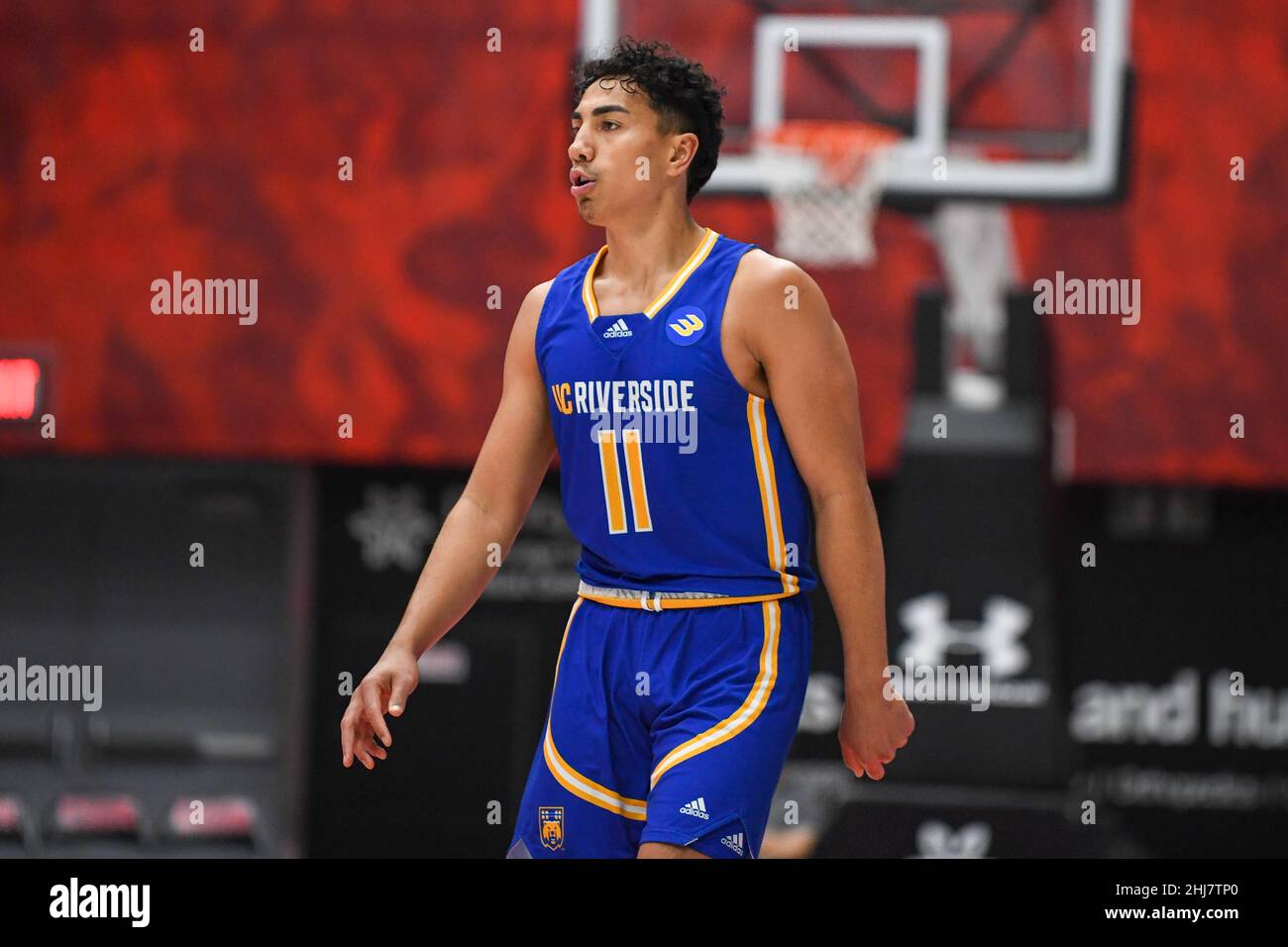 UC Riverside Highlanders guard Flynn Cameron (11) during an NCAA basketball game against Cal ...