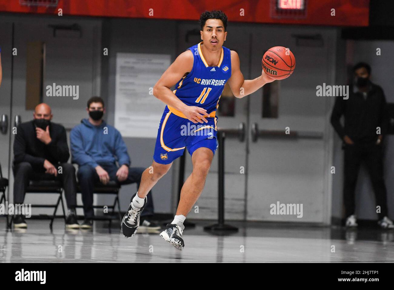 UC Riverside Highlanders guard Flynn Cameron (11) during an NCAA basketball game against Cal ...