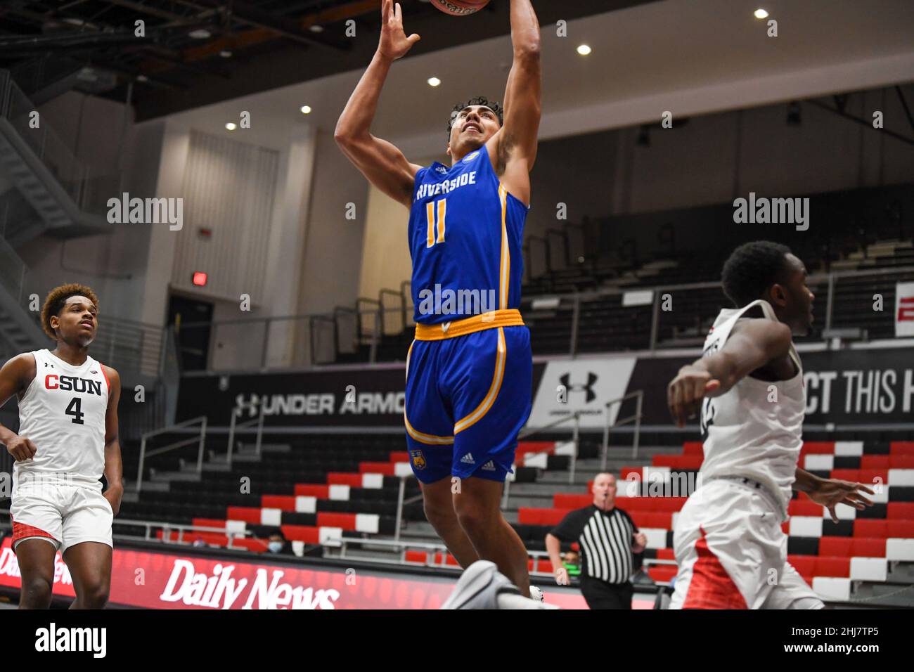UC Riverside Highlanders guard Flynn Cameron (11) during an NCAA ...