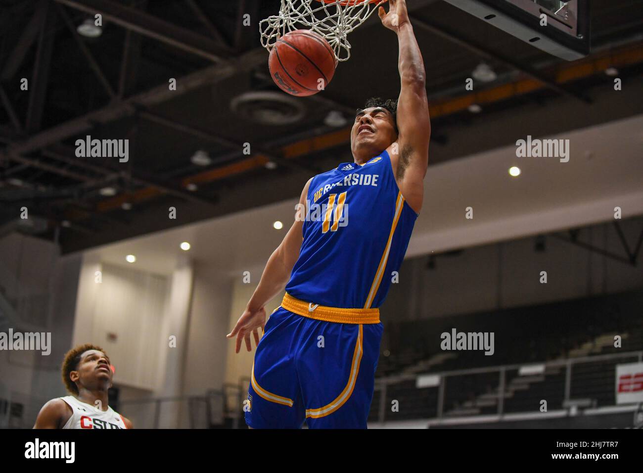 UC Riverside Highlanders guard Flynn Cameron (11) during an NCAA basketball game against Cal ...