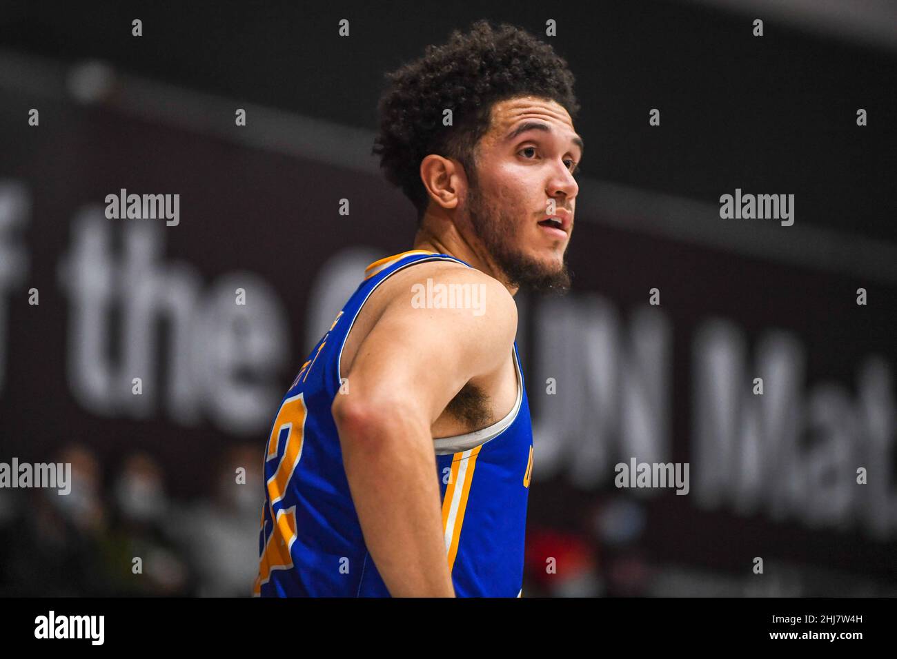 UC Riverside Highlanders guard Dominick Pickett (22) during an NCAA basketball game against Cal ...