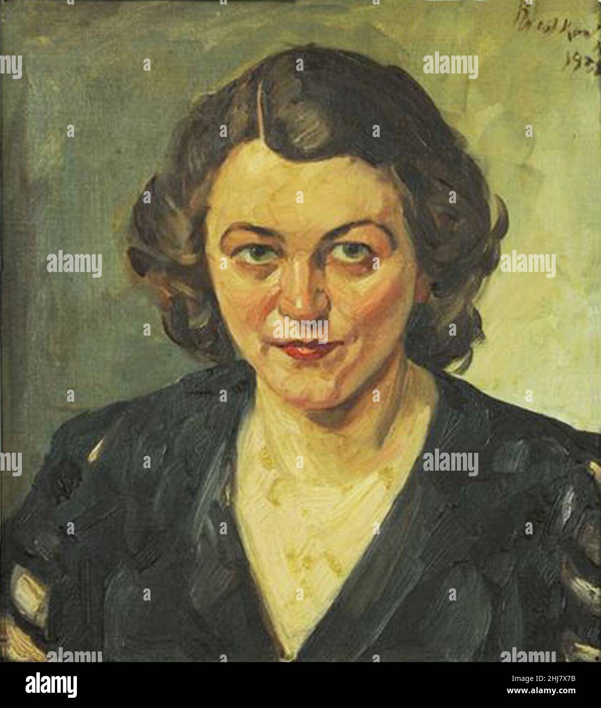 Tadeusz Walkowski - Portret Zofii Podlaszewskiej 1933 Stock Photo - Alamy