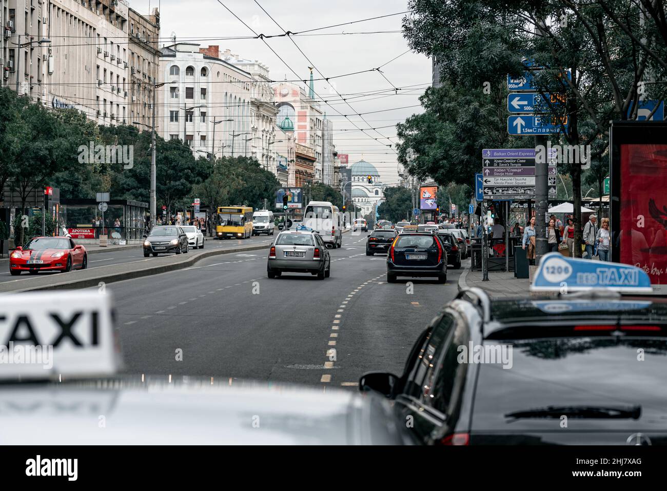 Bulevar kralja aleksandra belgrade hi-res stock photography and images - Alamy