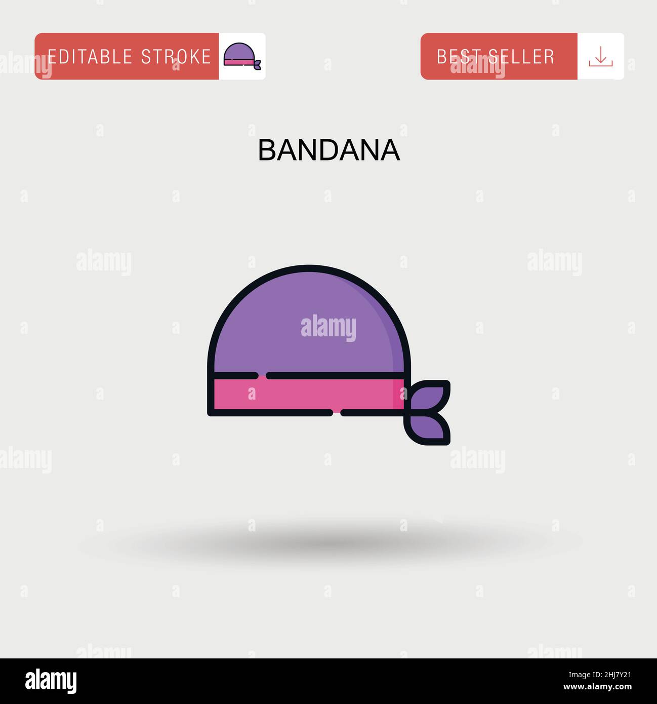 Bandana neckerchief Stock Vector Images - Alamy