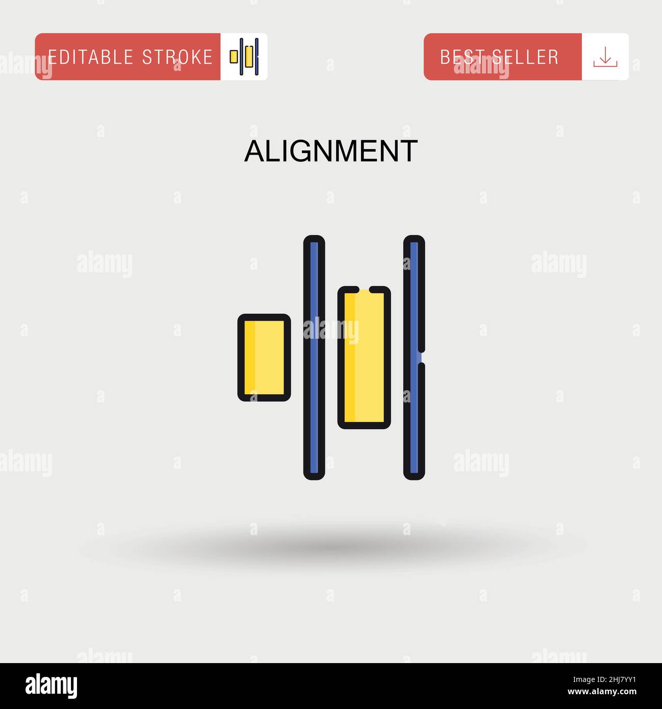 Alignment Simple vector icon Stock Vector Image & Art - Alamy