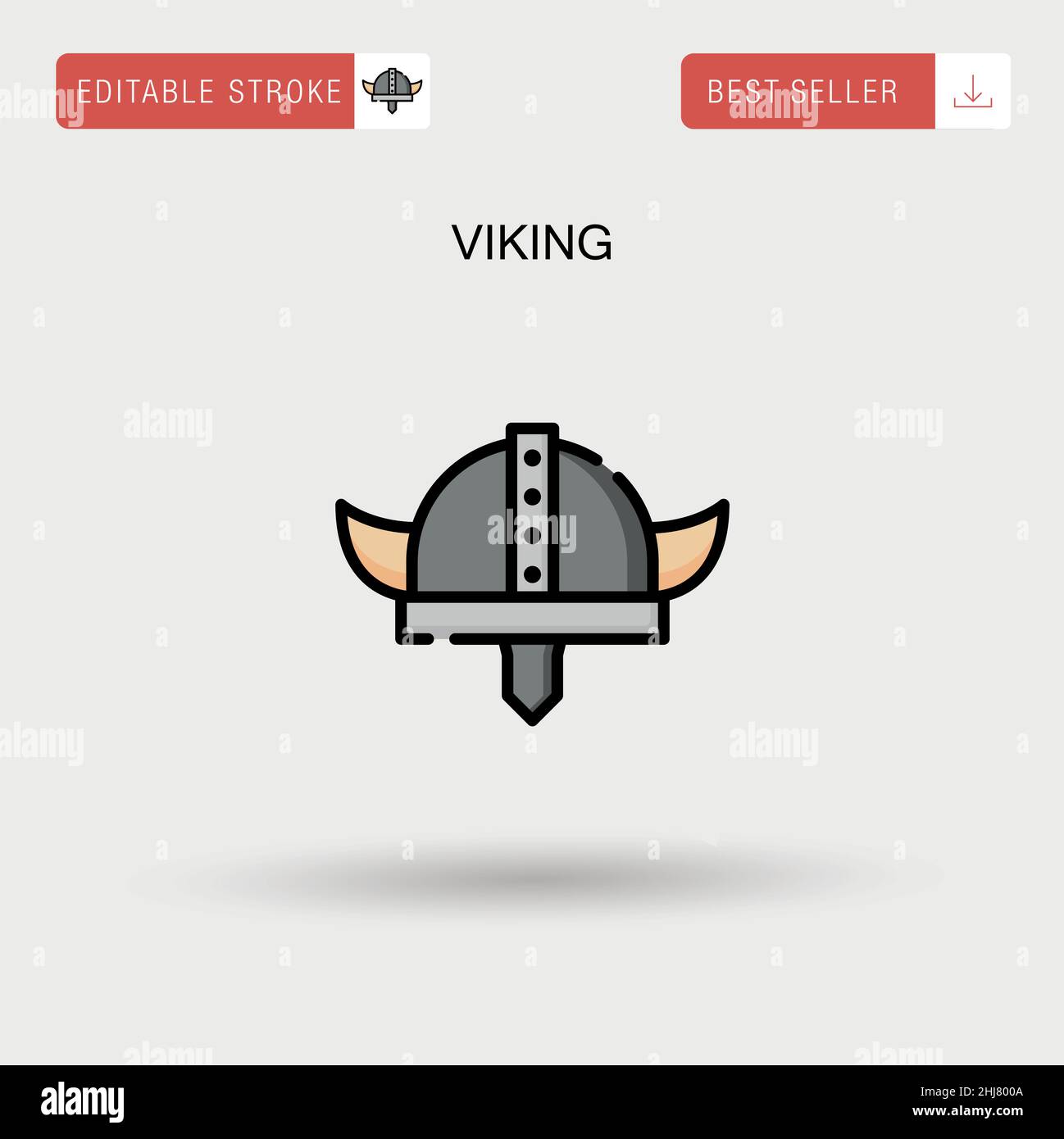 Viking Simple vector icon Stock Vector Image & Art - Alamy