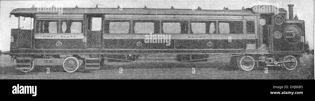 Taff Vale railmotor (Rankin Kennedy, Modern Engines, Vol V Stock Photo ...