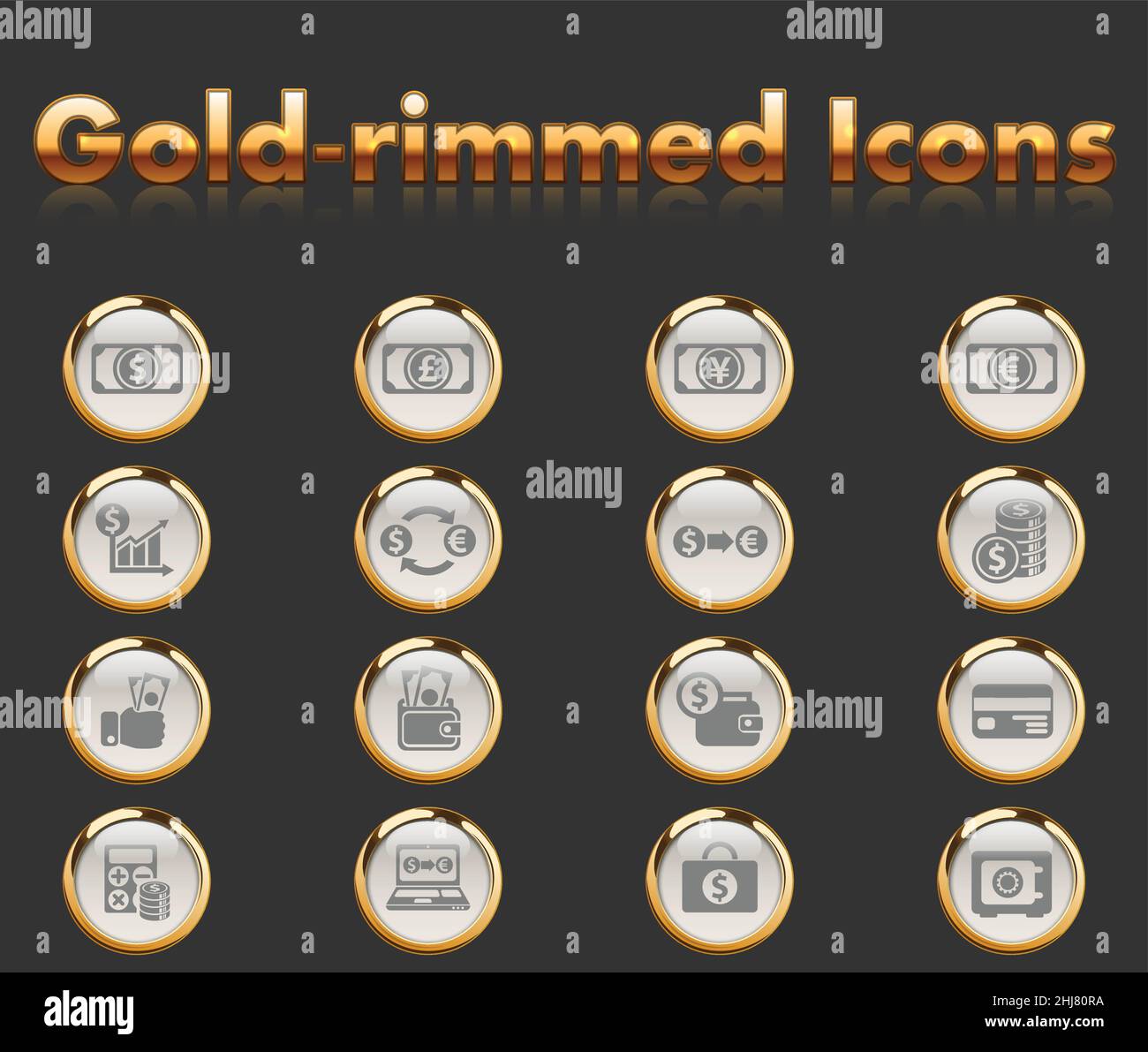 Banknotes in euro currency Stock Vector Images - Alamy