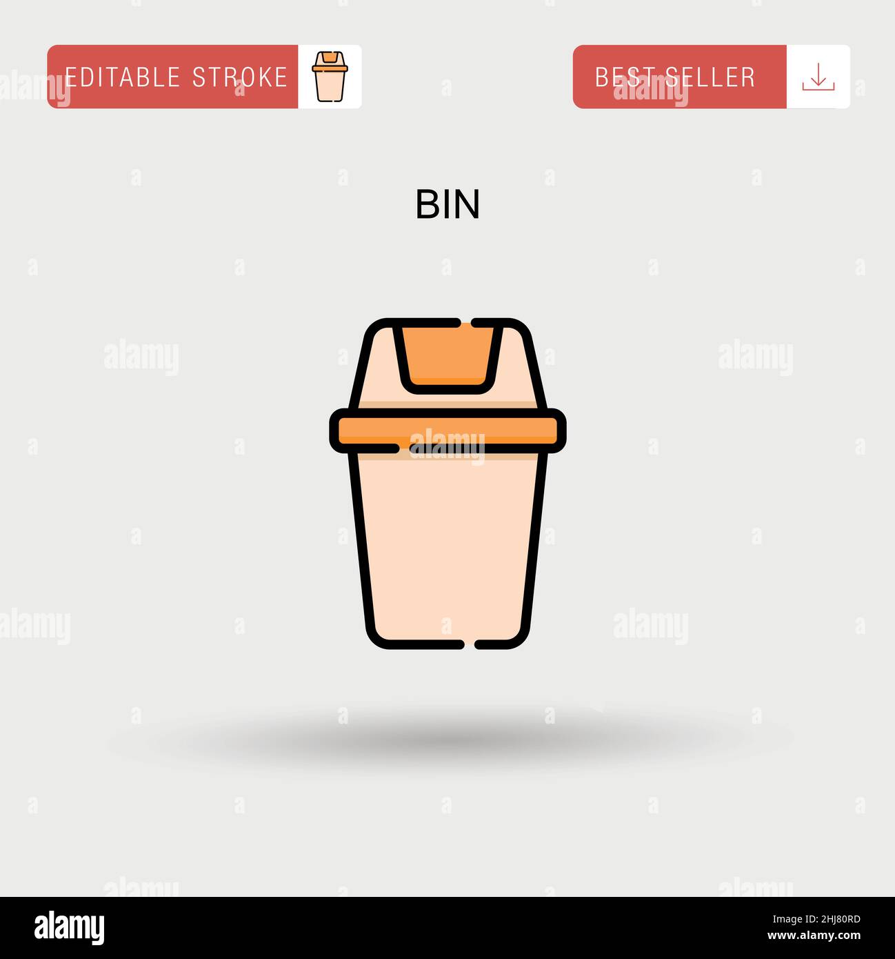 Bin clean garbage Stock Vector Images - Alamy