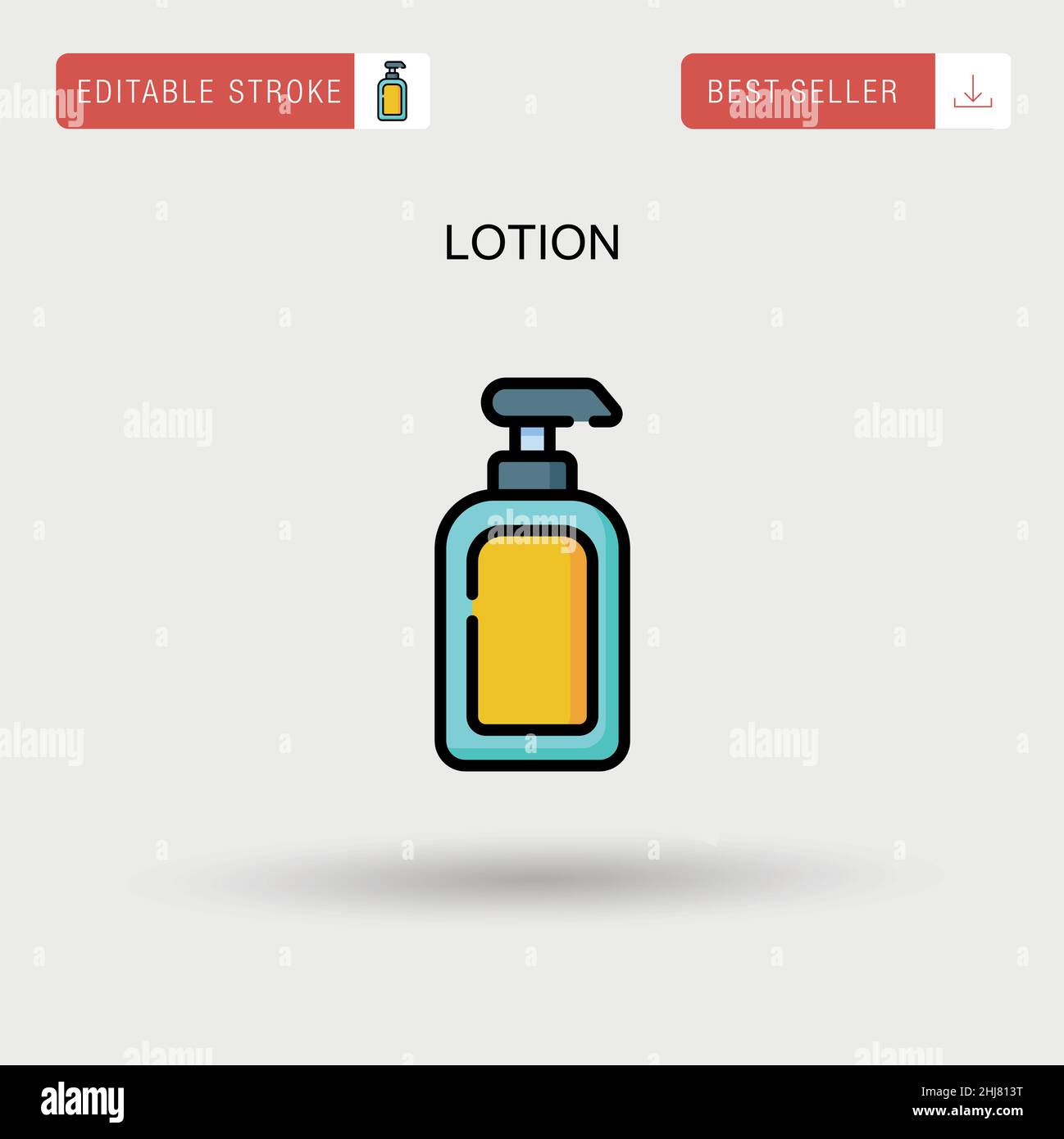 Icon vector body lotion hi-res stock photography and images - Alamy
