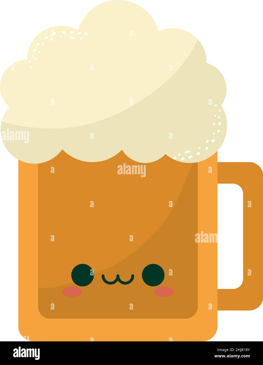 beer mug illustration Stock Vector Image & Art - Alamy