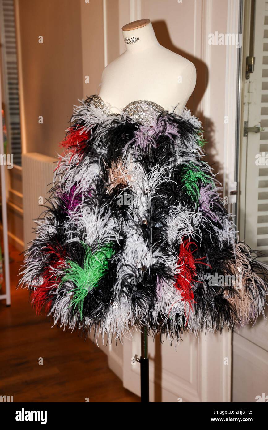 Paris, France, January 26, 2022, "Lucid Algorithms" couture collection ...