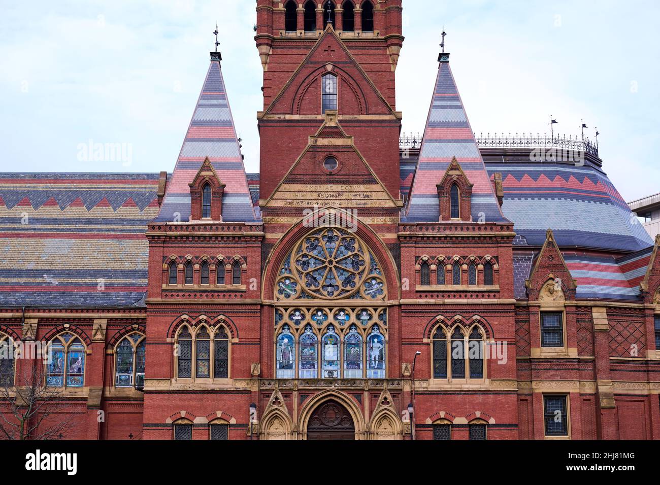 The memorial hall building, Harvard University Boston Stock Photo - Alamy