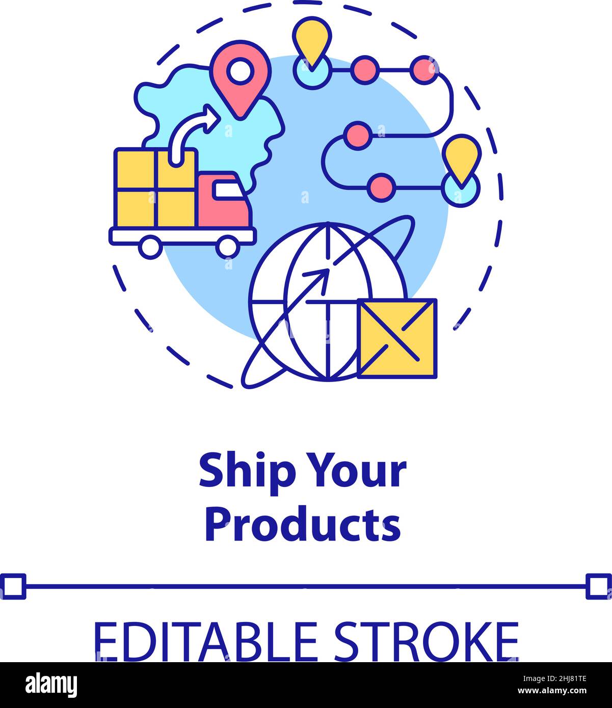 Transporting products Cut Out Stock Images & Pictures - Alamy