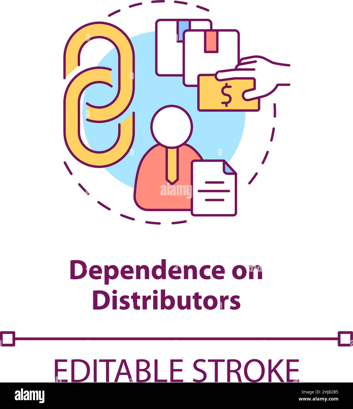 Export dependence Stock Vector Images - Alamy