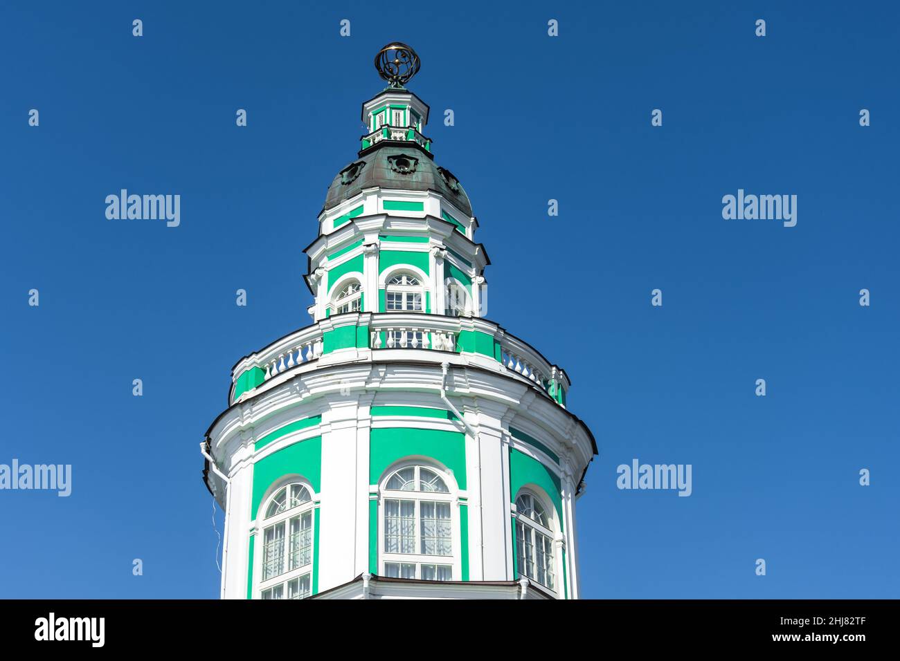 The Kunstkamera was the first museum founded. Tower in the center of ...