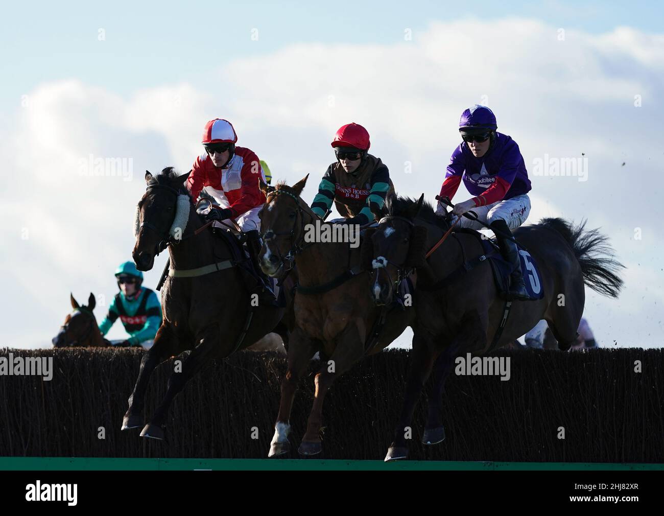 Thomas Wilmott riding Thelongwayaround, Sam Harrison riding Real Armani ...
