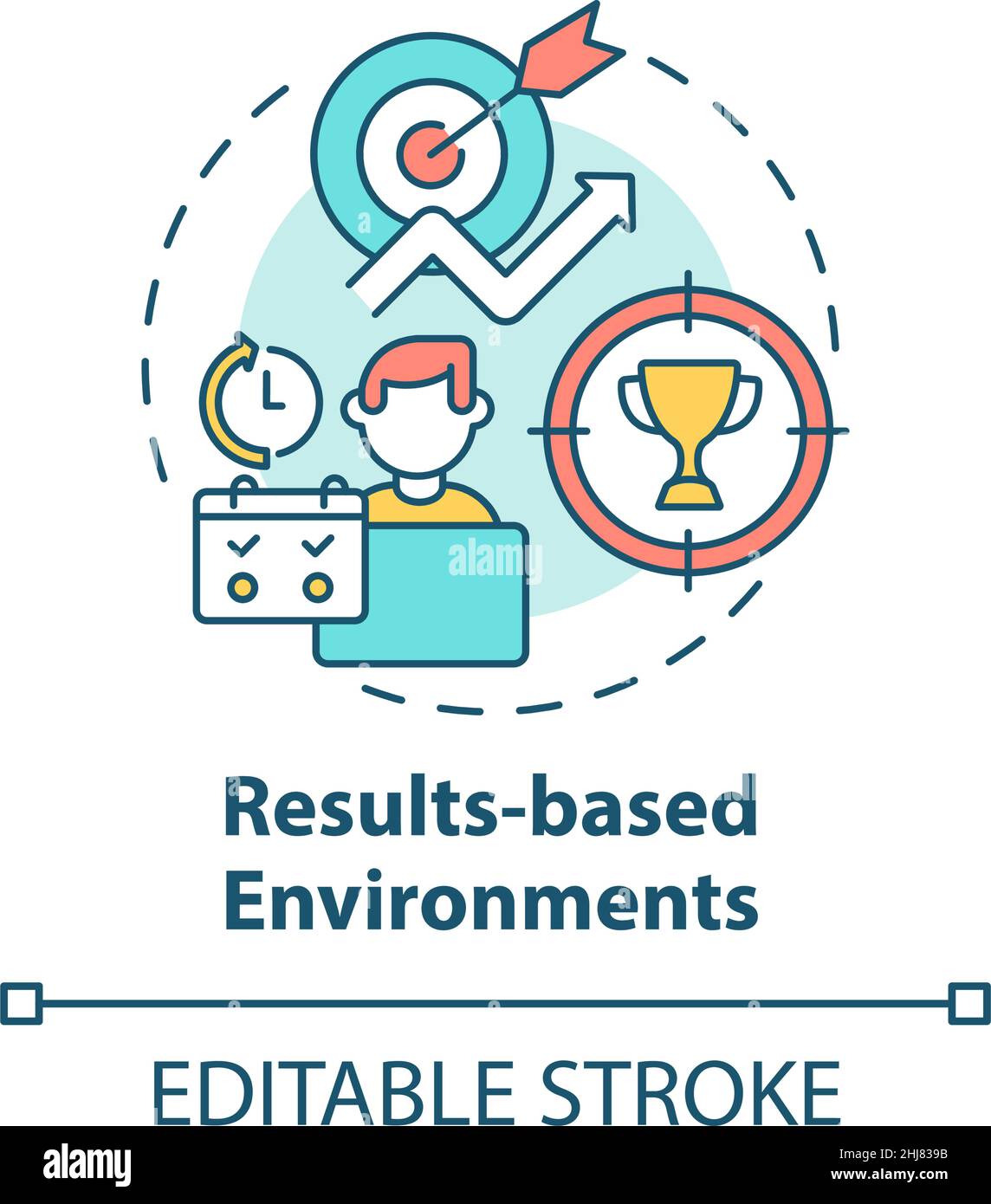 Results-based environments concept icon Stock Vector Image & Art - Alamy
