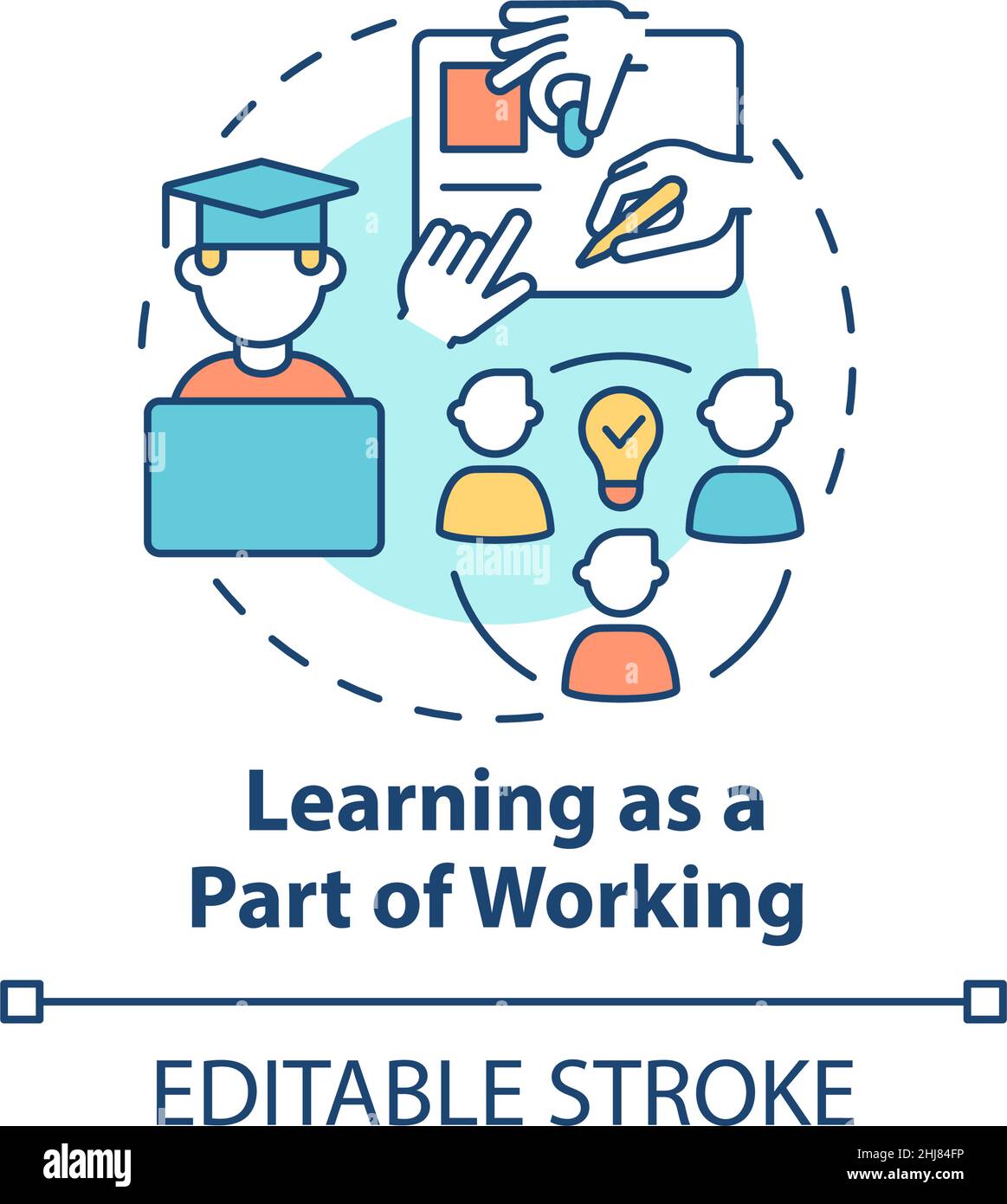 Working lecture Cut Out Stock Images & Pictures - Alamy