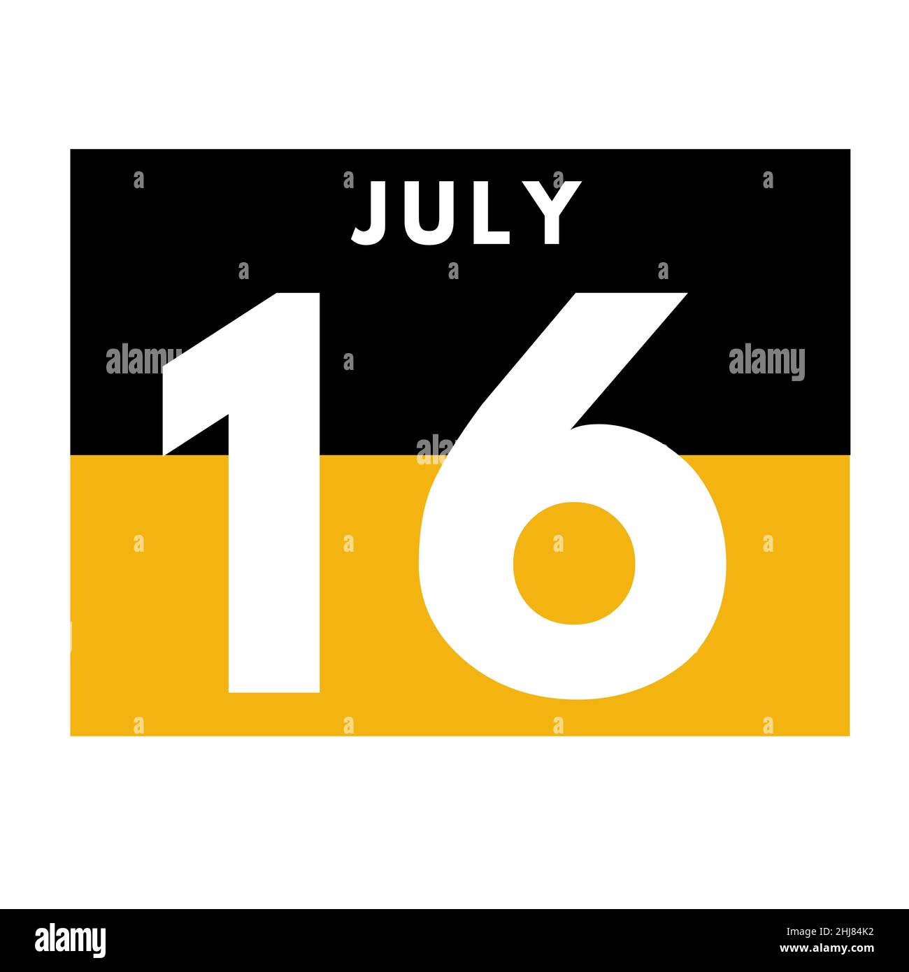 July 16 . Flat daily calendar icon .date ,day, month .calendar for the ... July 16 . Flat daily calendar icon .date ,day, month .calendar for the ...