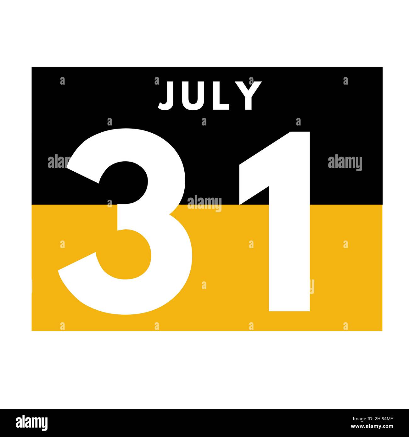 July 31 . Flat daily calendar icon .date ,day, month .calendar for the ... July 31 . Flat daily calendar icon .date ,day, month .calendar for the ...