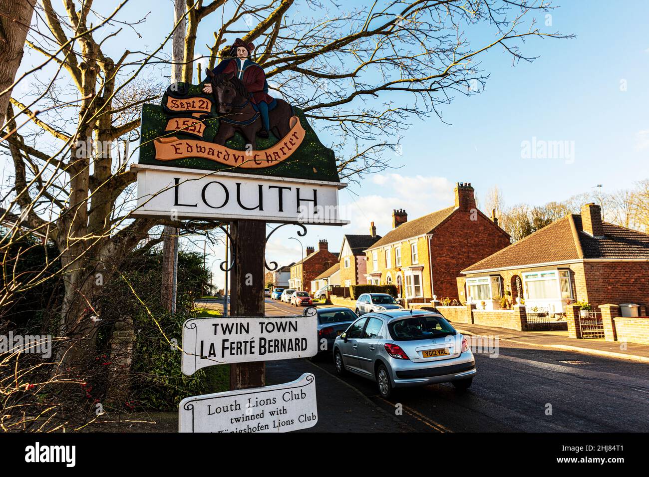 Louth welcome sign welcom signs hi-res stock photography and images - Alamy
