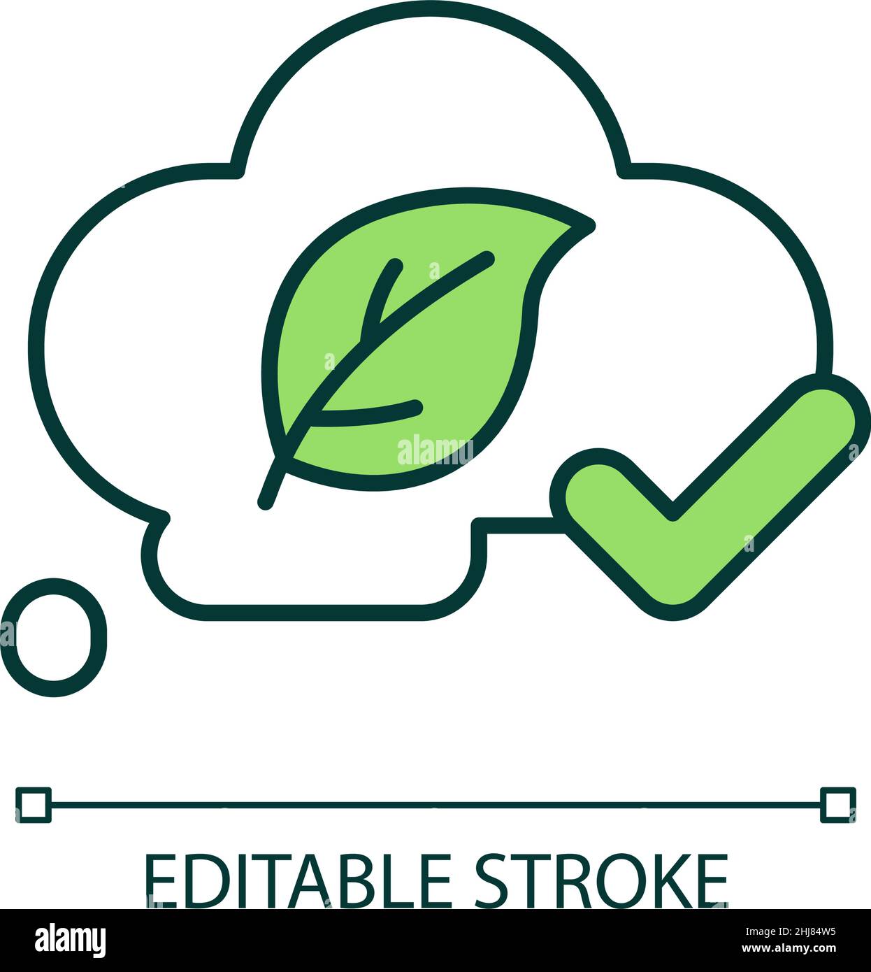 Eco check logo friendly Cut Out Stock Images & Pictures - Alamy