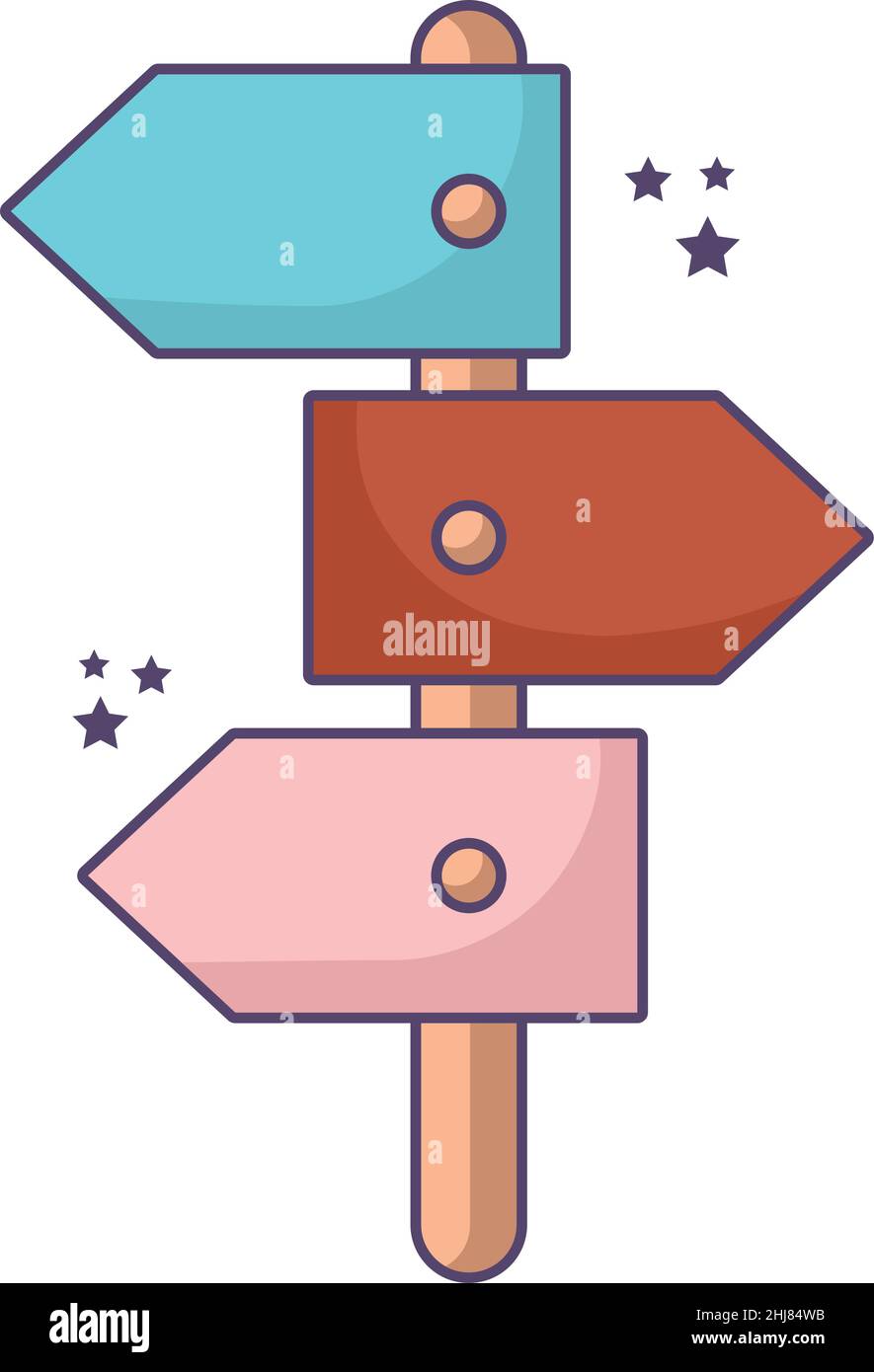 arrow signs illustration Stock Vector Image & Art - Alamy